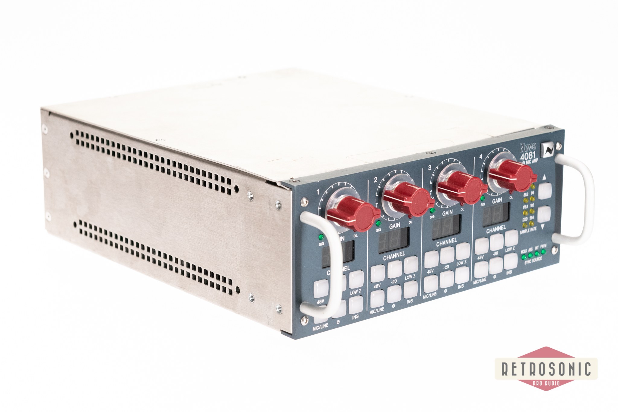 AMS Neve 4081 4-ch Mic Preamp w. FW/AES-option #1