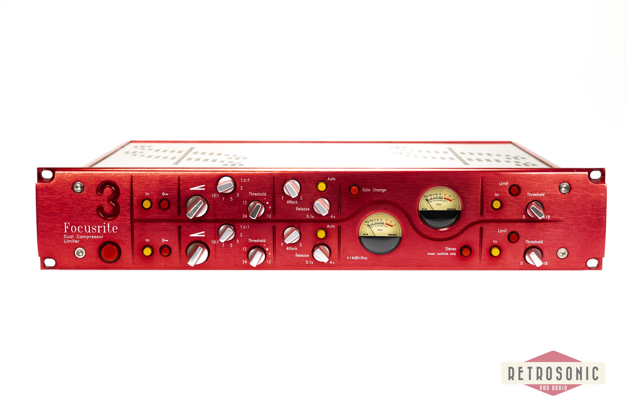 Focusrite Red 3 Dual VCA Compressor Focusrite Red 3 Dual VCA Compressor